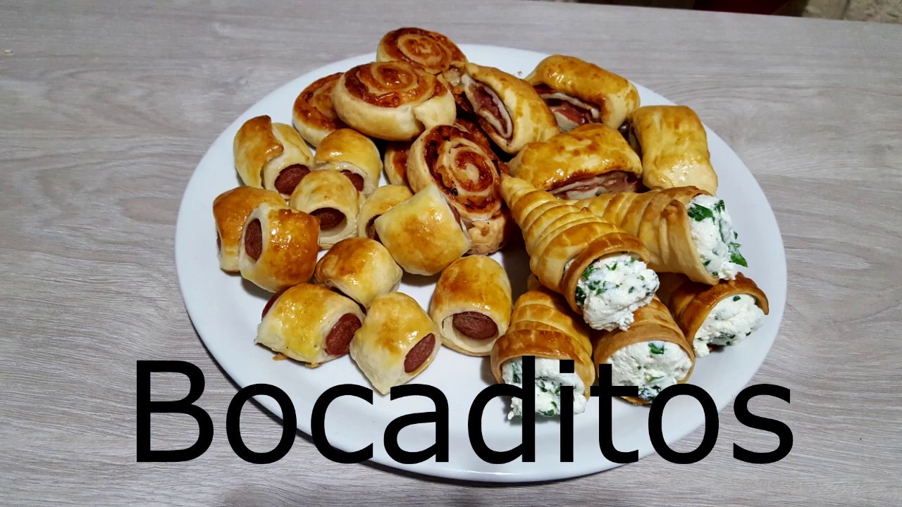 bocaditos para aperitivos(rustici mignon) - YouTube