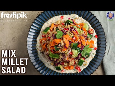 Rajshri Food X Freshpik | Know your Millets | Mixed Millet Salad | Chef ...