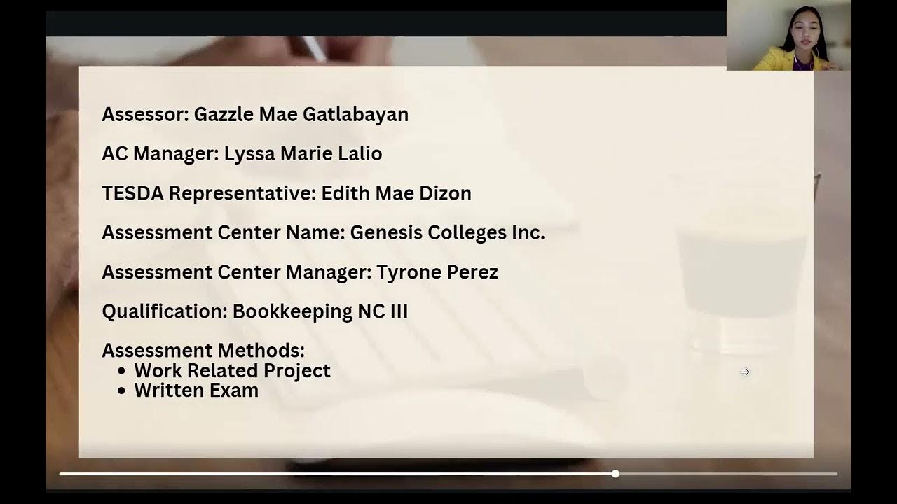 [DEMO ONLY] TESDA's Trainer's Methodology COC2 Presentation Focusing on ...