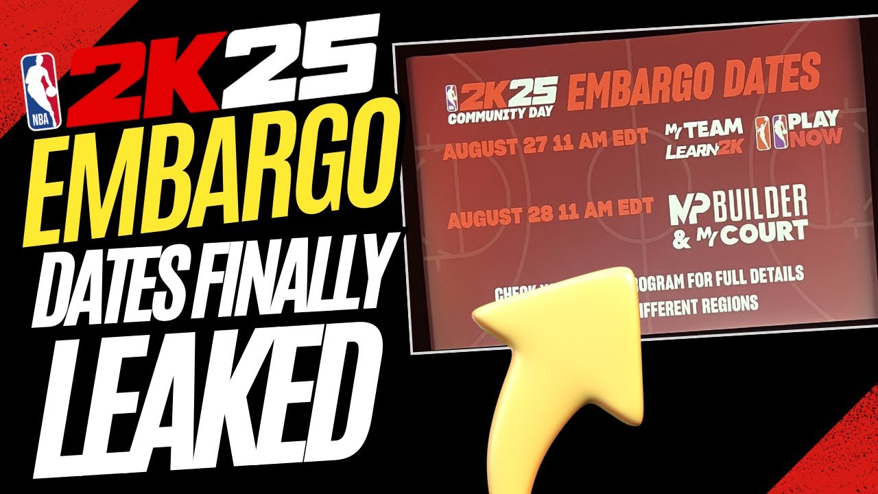 NBA 2K25 Finally Unveils Gameplay Release Dates – The Wait is Over ...