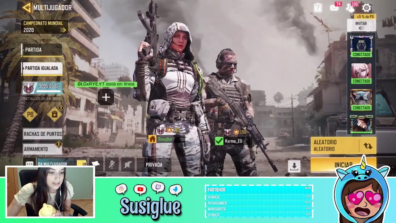 LIVE 2.0! || Jugando a Call of Duty®: Mobile || Susiglue - YouTube