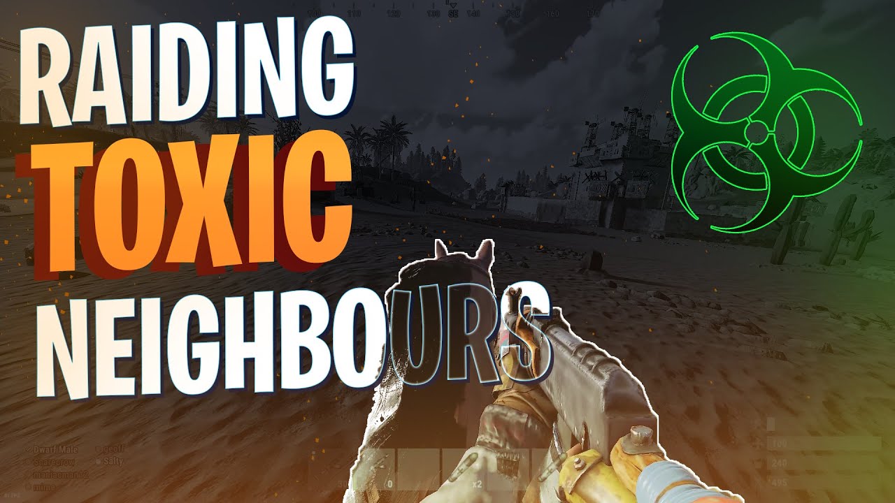 Raiding Toxic Neighbours + Large Asian Clan Raid - Rust - YouTube