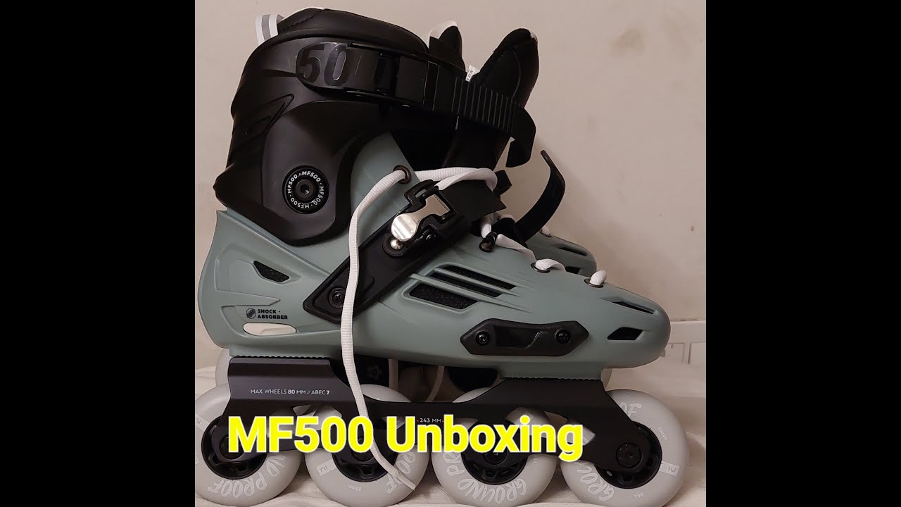 Inline Skates unboxing MF500 - YouTube