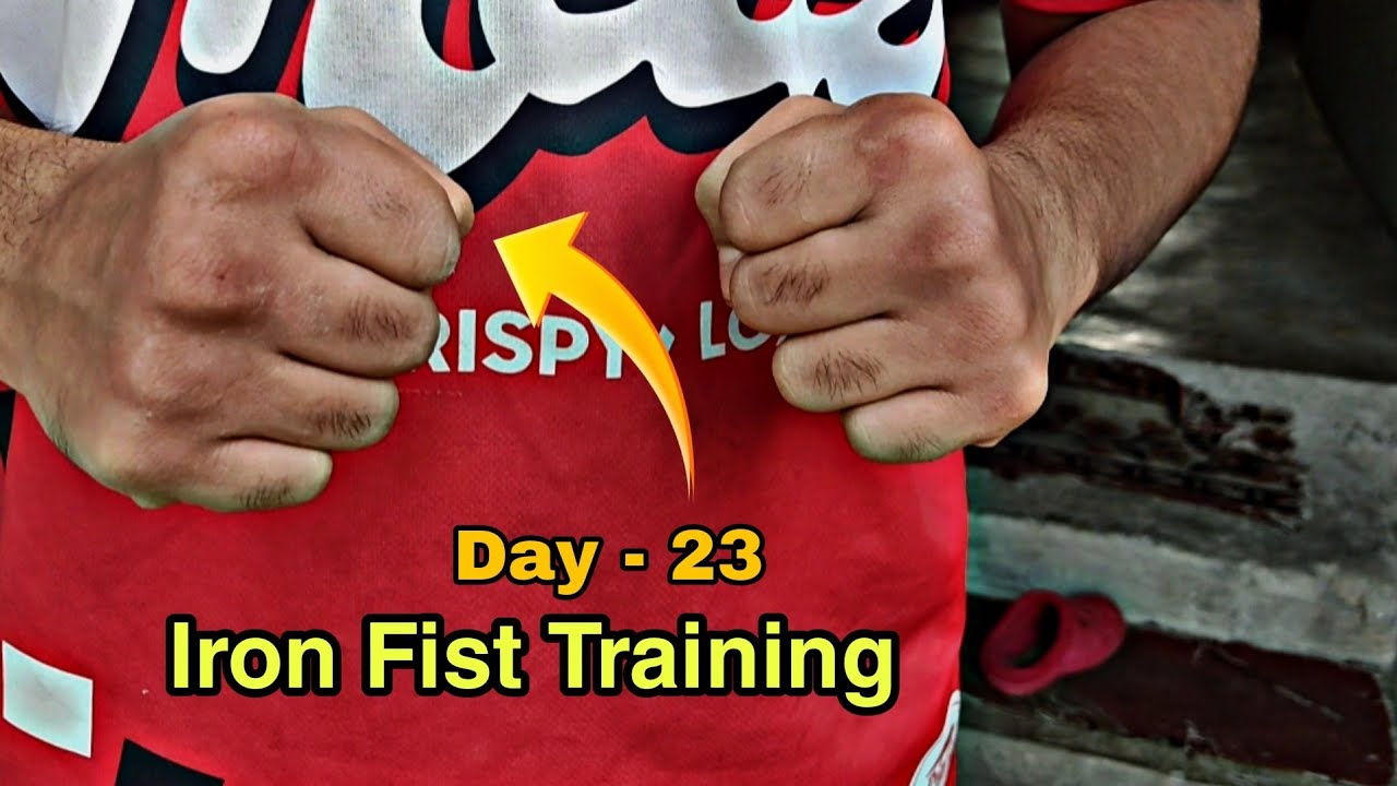 Testing My Iron Fist After 23 Days of Training || Insane Workout - YouTube