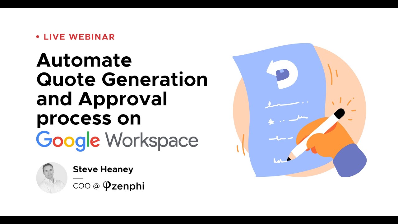 Webinar recording: Automating quote generation and approval process on ...