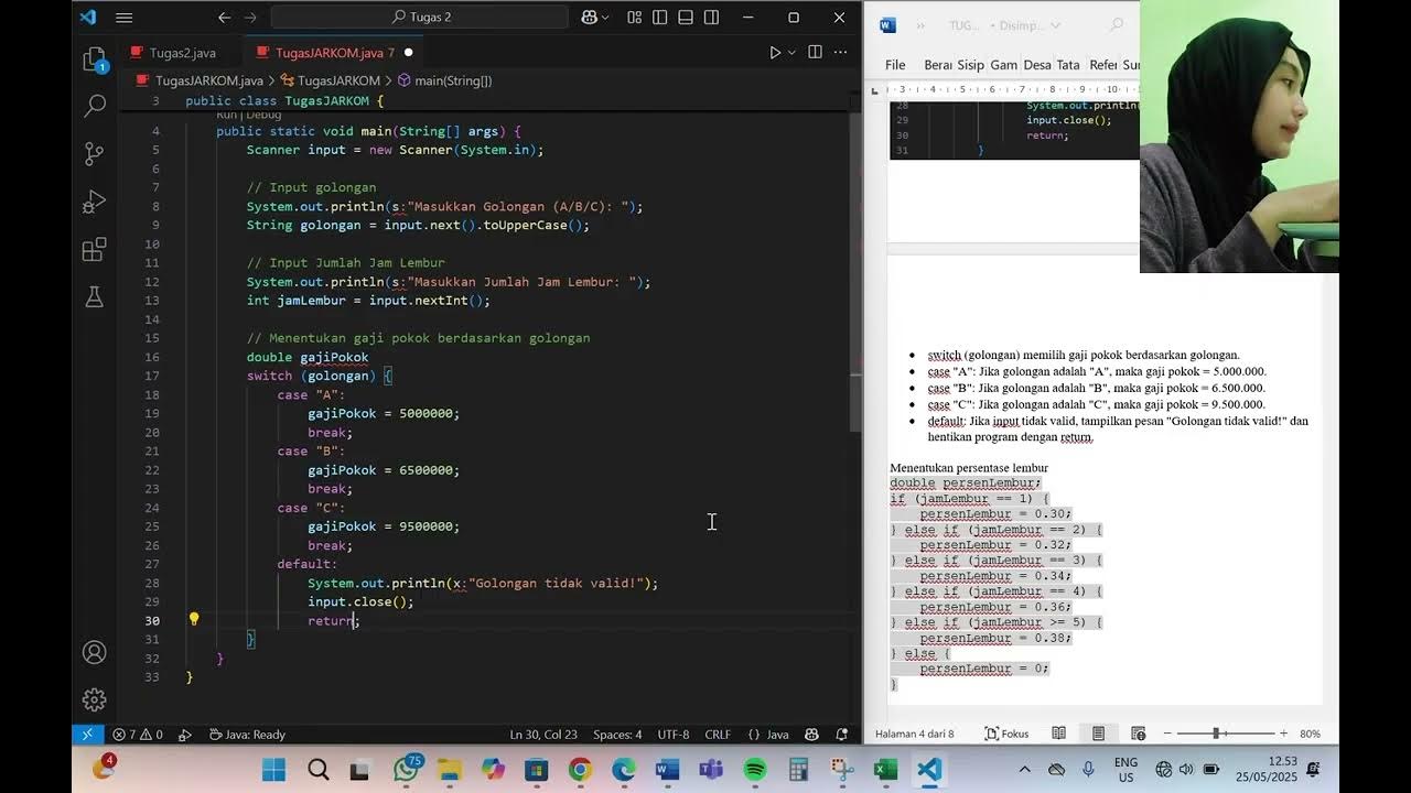 Tugas 2 Algoritma dan Pemrograman UT - YouTube