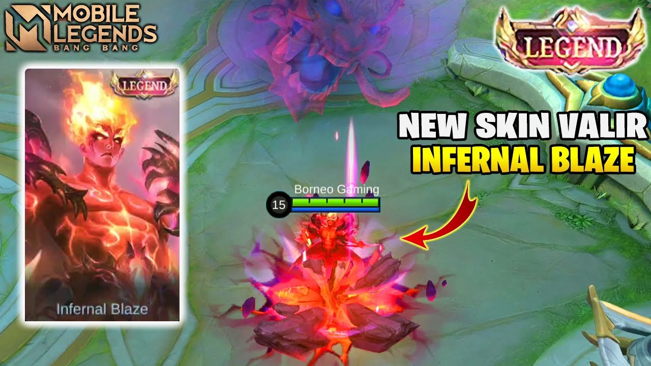Valir Infernal Blaze New Legend Skin, New Skill Effect & Recall Effect ...