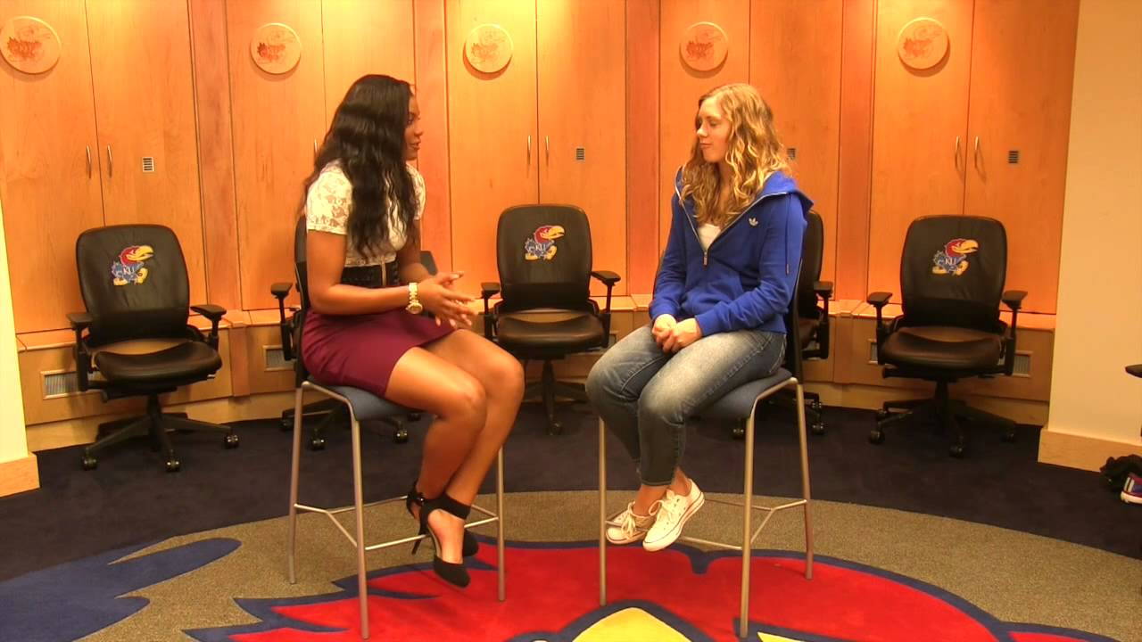 One vs. One with Jada Brown (Ep. 2) // Kansas Women's Basketball - YouTube