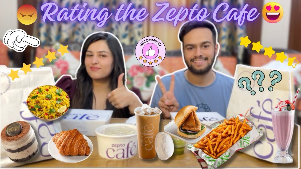 We tried Zepto cafe for the first time😍 |Rating all the food items 😋😍🌮🍛 ...