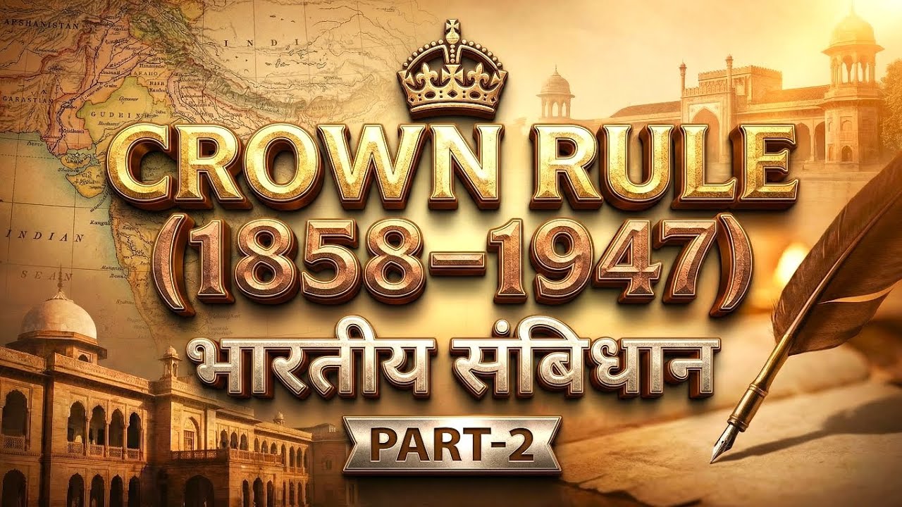 Constitutional History of India 🔥 Crown Rule Explained (1858–1947 ...