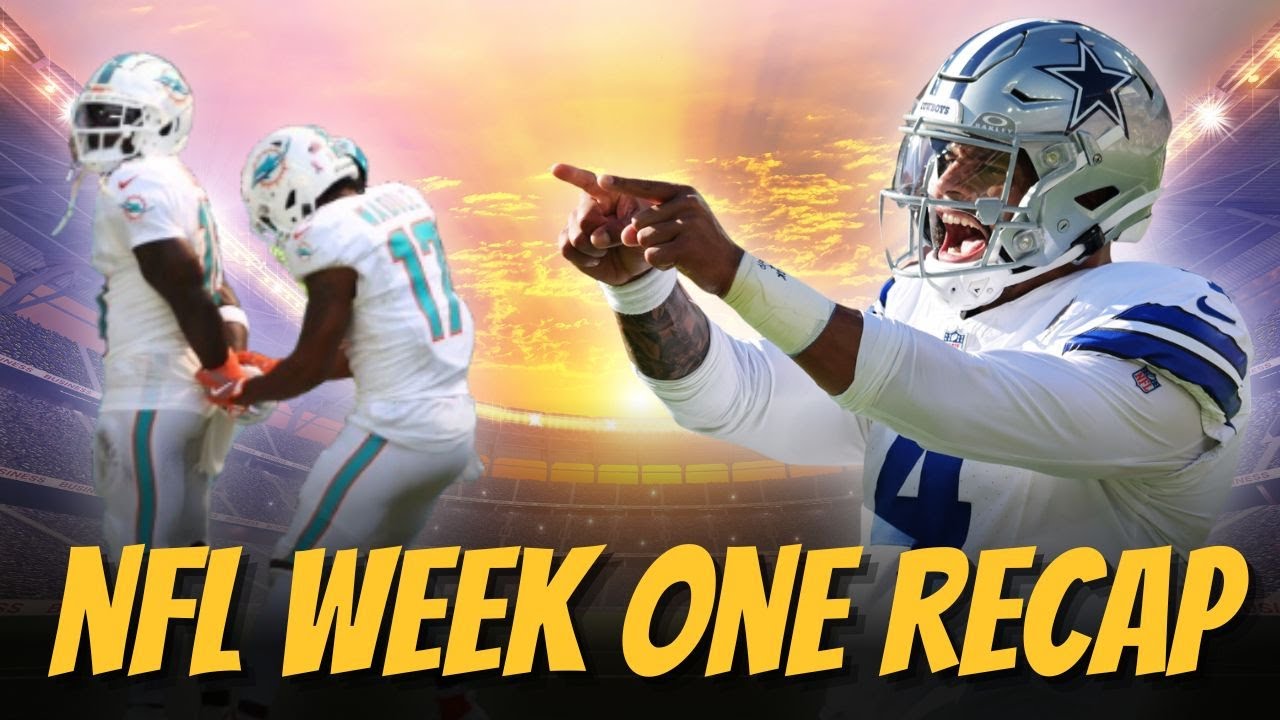 NFL Week One Recap - Whose Season Is Over Already?? - YouTube