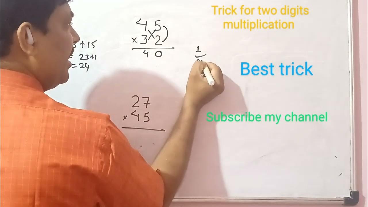 Multiplication Tricks for two digits number (गुणन दो अंकोका) - YouTube