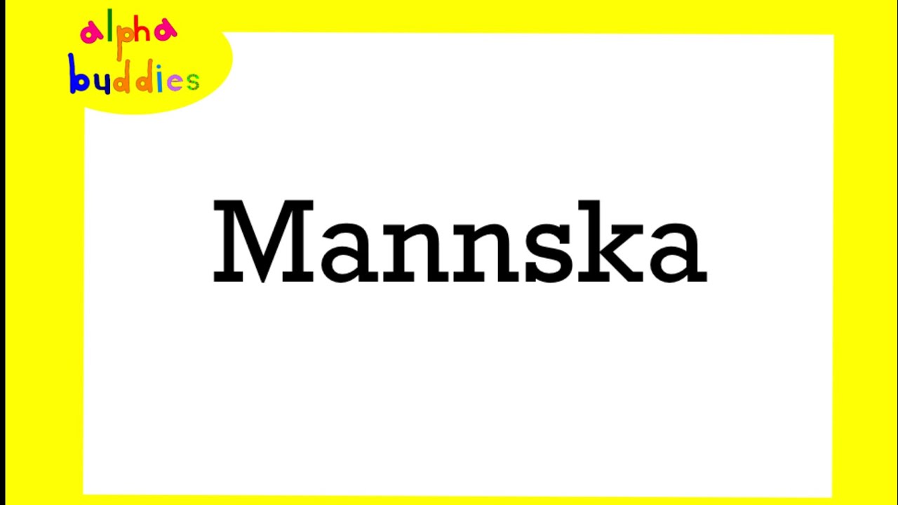 Mannabish Alphabet Song - YouTube