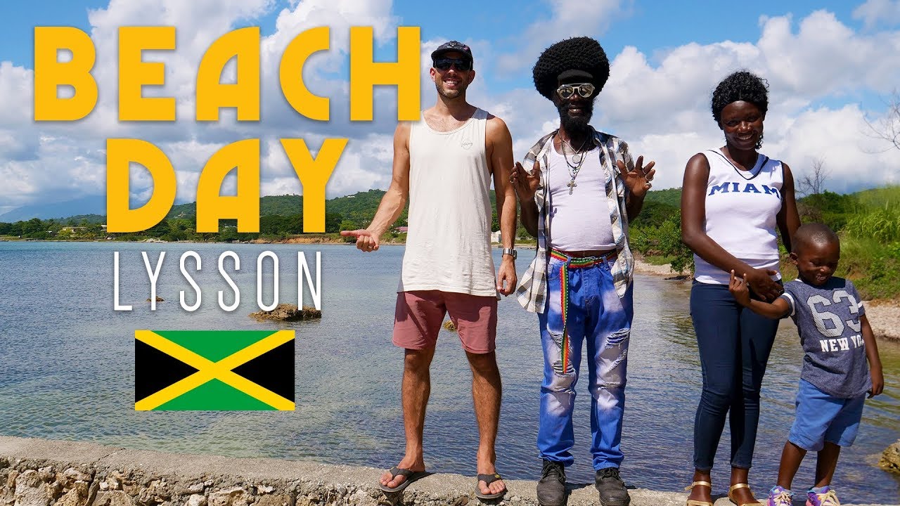 Beach Day Jamaica! Lysson Beach & Mokko the Drone Pilot.... - YouTube