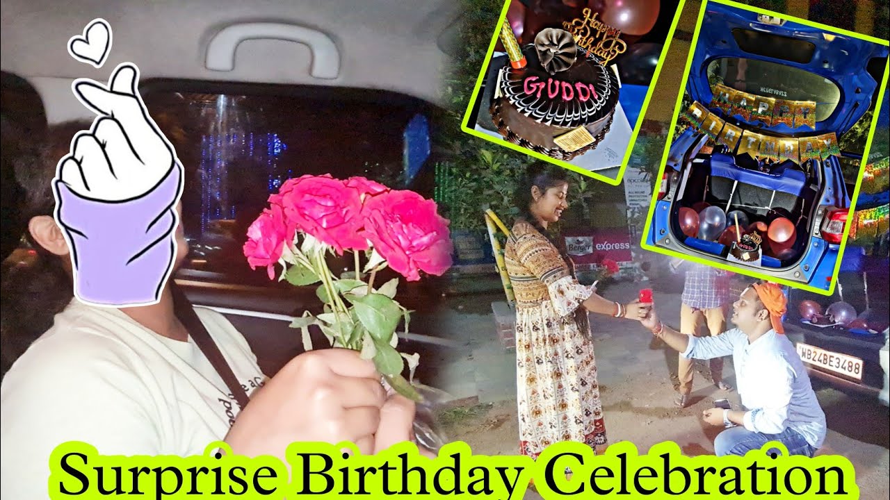 গুড্ডির জন্মদিনে ঠিক রাত ১২টার সময় অর্পণ গুড্ডি কে Surprise দিলো