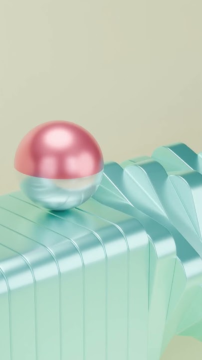 Relaxing 3D Ball Rolling on Slabs | #SatisfyingShorts #blender #3danimation #b3d - YouTube