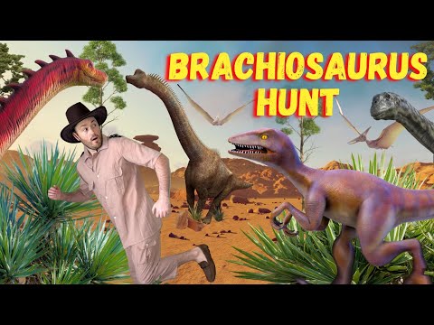 Brachiosaurus-Jagd! 🦕 Entdecker Riley: Wissenswertes über Dinosaurier für Kinder