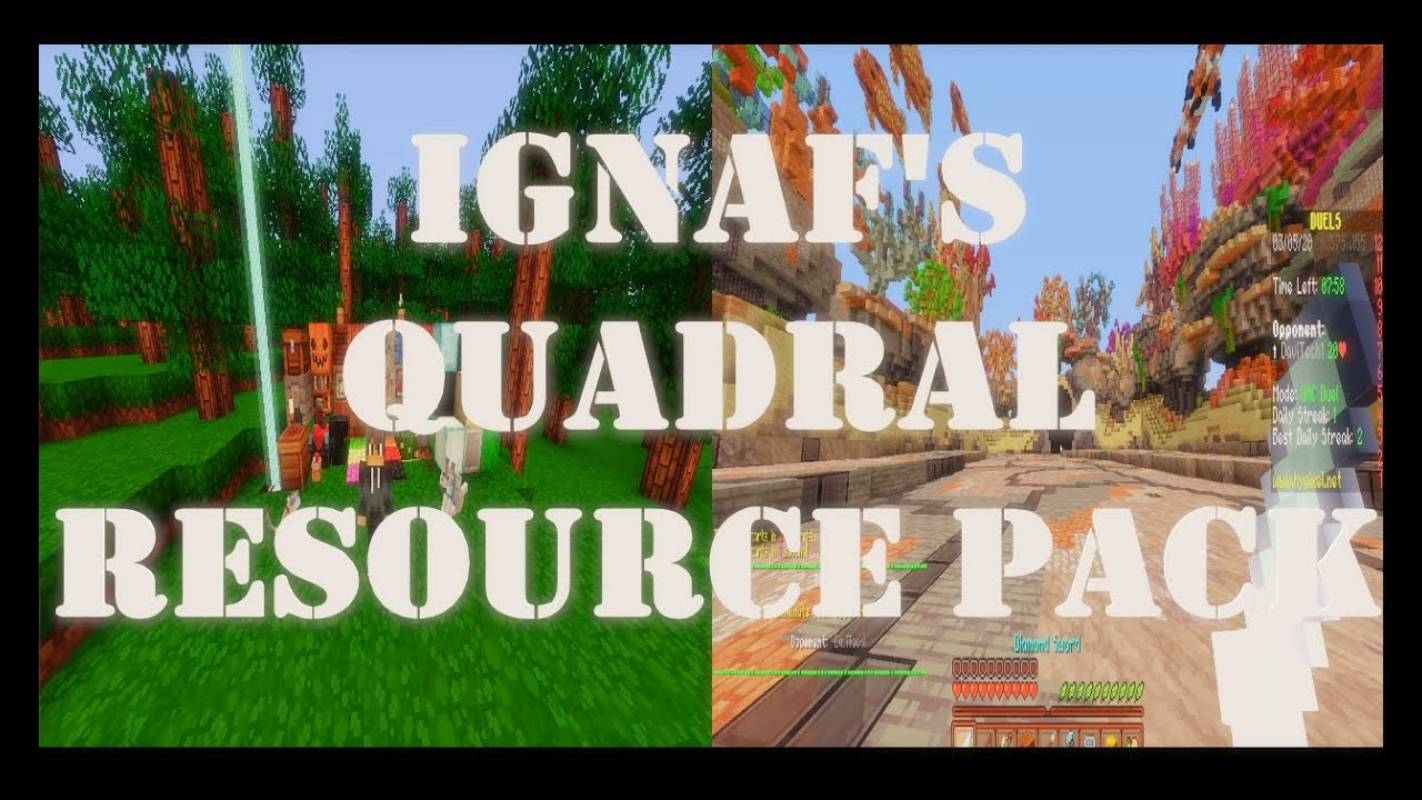 Ignaf's Quadral Resource Pack Review - YouTube