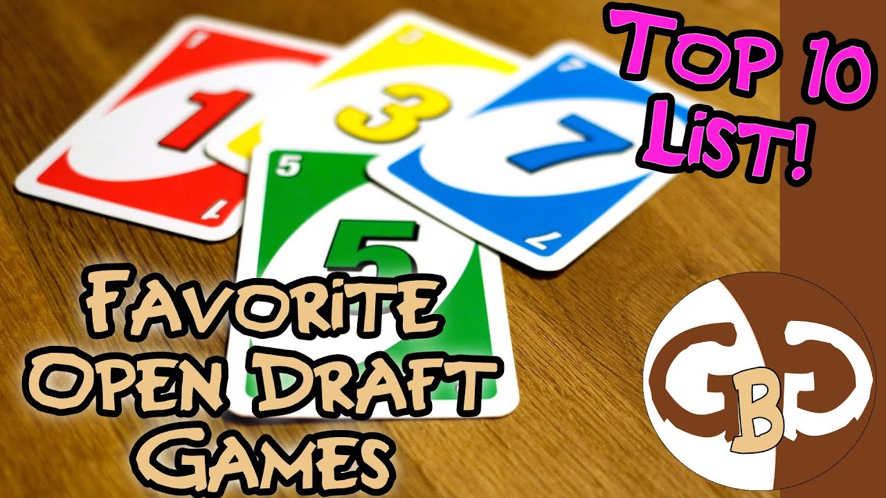10 Favorite Open Drafting Games - YouTube