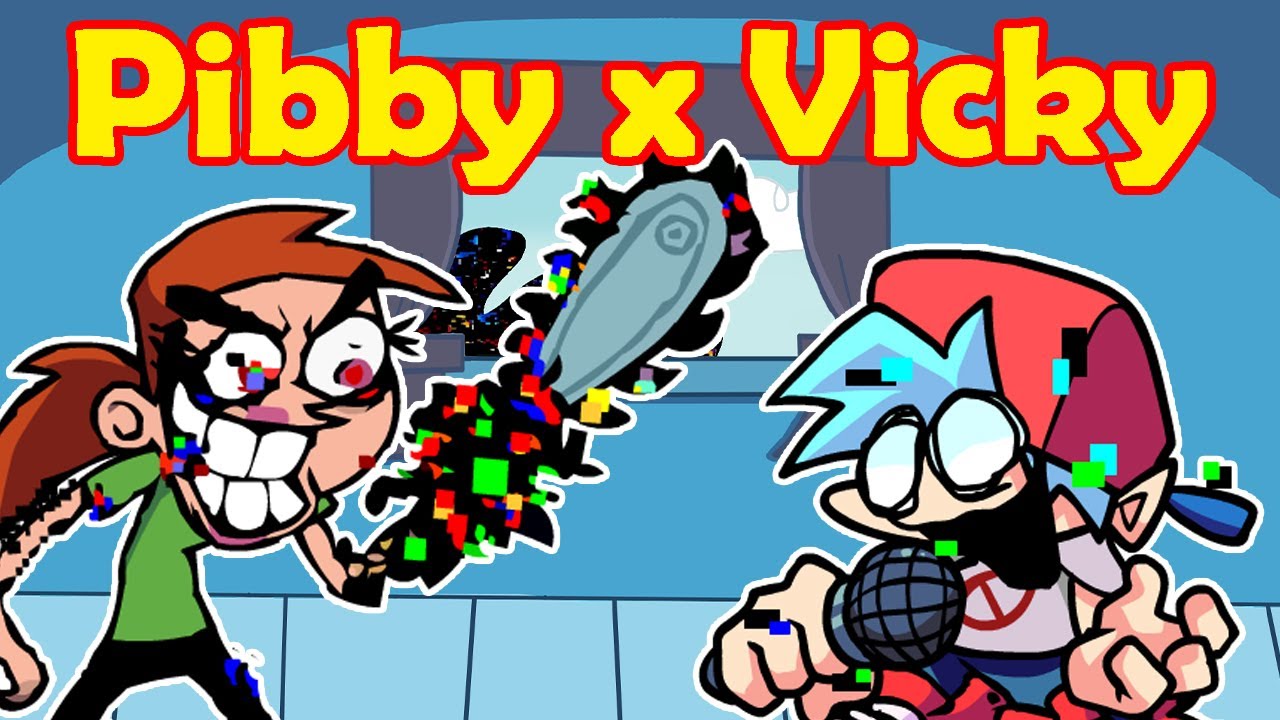 Friday Night Funkin' New Pibby Vicky & Timmy (FNF Mod/Hard/Come Learn ...