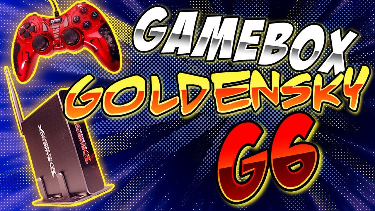 3d game box golden sky