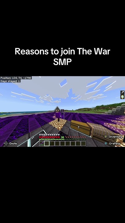 Lmk you want to join the war smp #minecraft #minecraftgameplay # ...