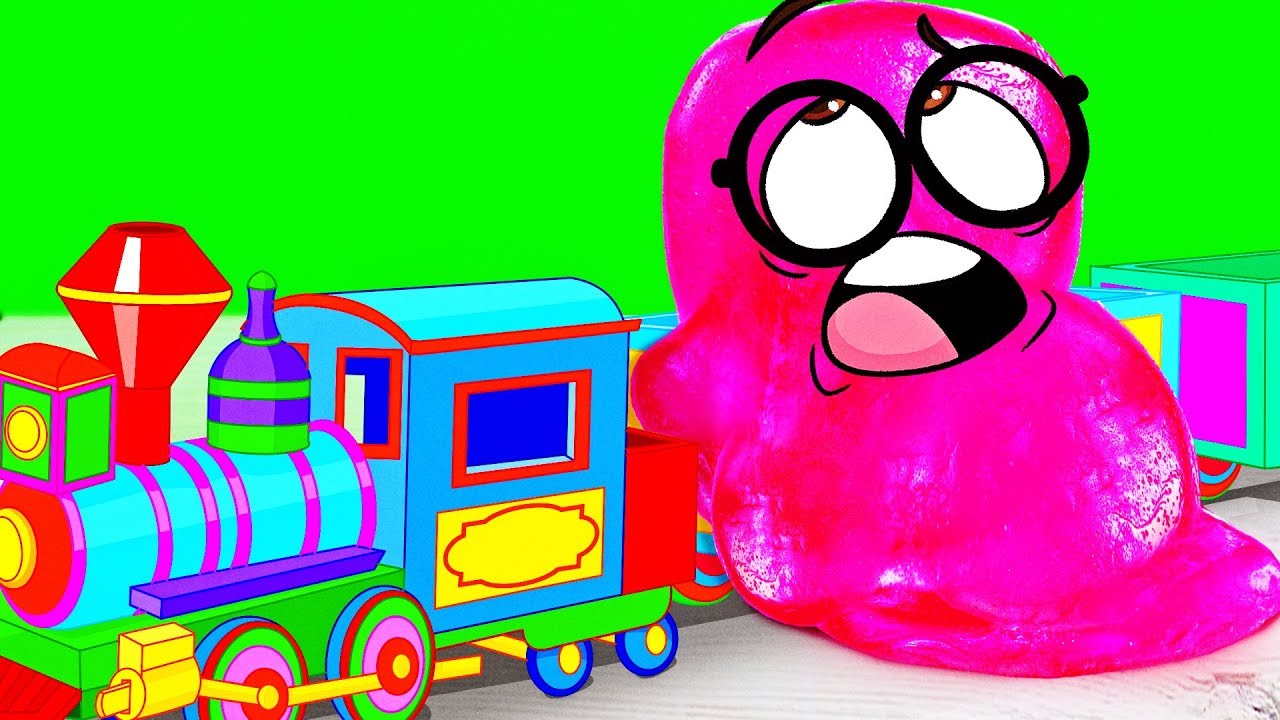 Super Slime Sam y un TREN MÁGICO - YouTube