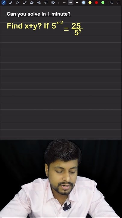 Can You Solve Challenge in 1 Minute | Mathematics | Algebra #education ...