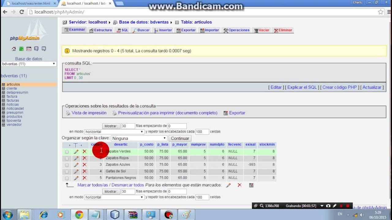 llenar campos automaticamente con Json,php,jquery por mysql Part1 - YouTube