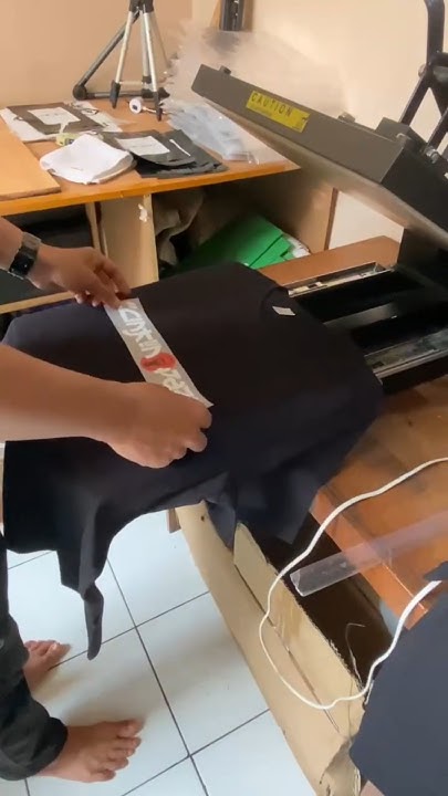 Pemasangan Sablon DTF HD Premium Linkin Park Aksen Jepang #shorts - YouTube