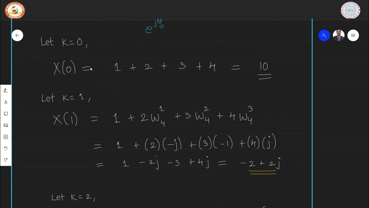 DSP Module 1 Computation of DFT - YouTube