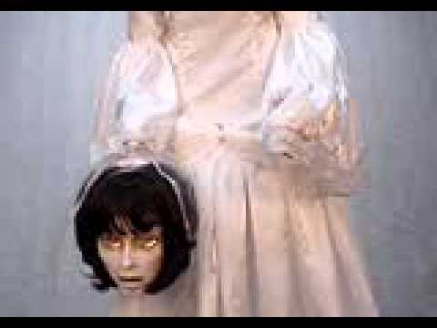 Life-sized Animated Beheaded Bride Prop - YouTube