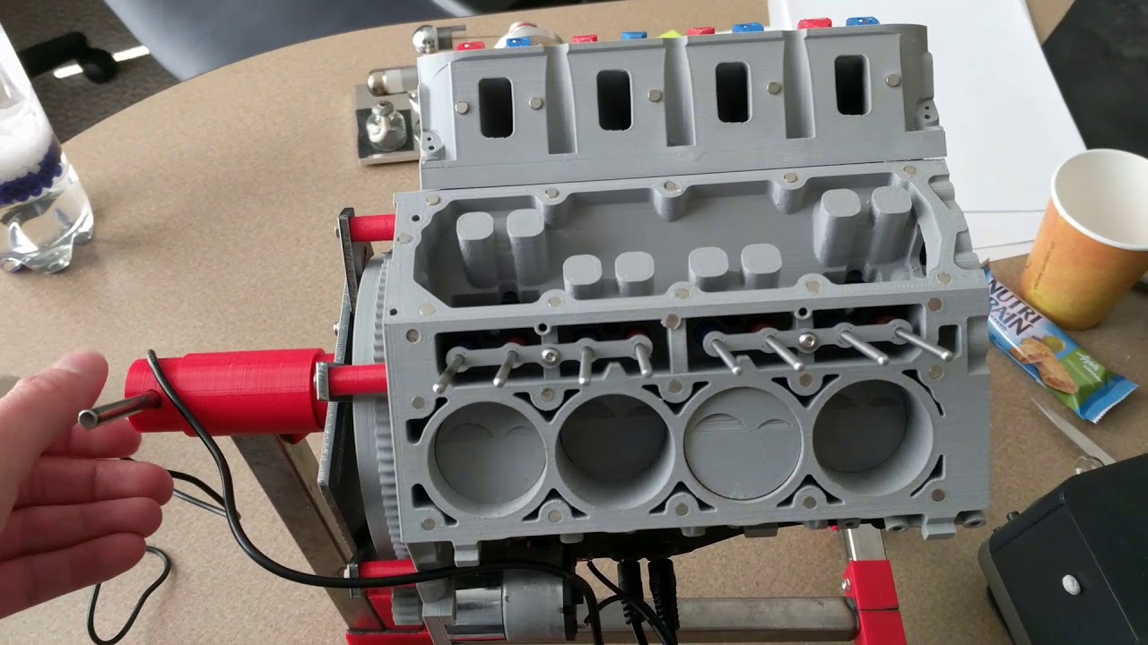3D Printed LS3 model - YouTube