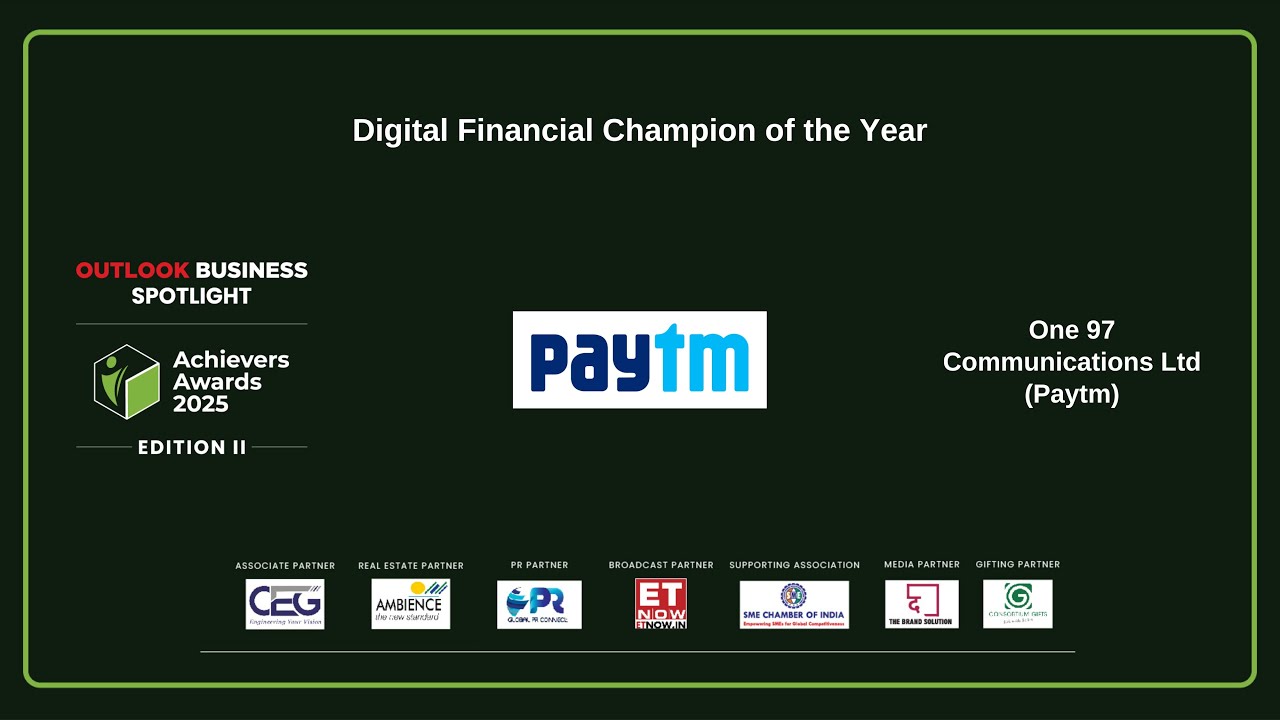 One 97 Communications Ltd (Paytm) | Digital Champion of the Year Award ...