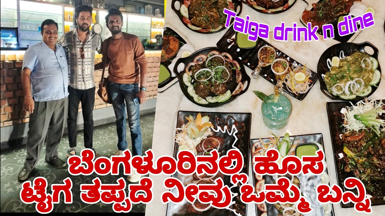 Must try Taiga drink n dine | Restaurant and bar | Kiran vlogs ...