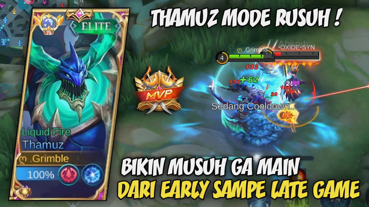 THAMUZ MVP GAMEPLAY !! BEGINI CARA MAIN THAMUZ YANG BENAR | BUILD ...