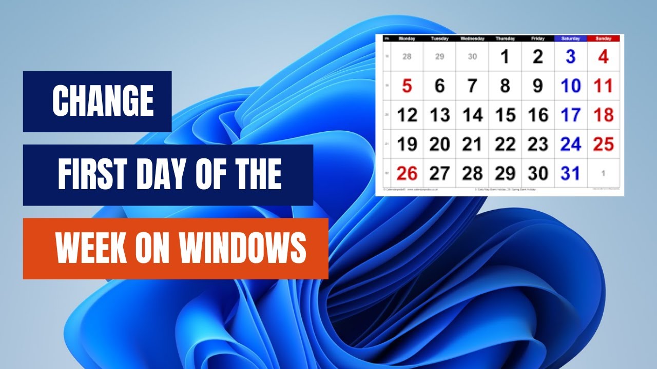 Make Monday the First Day on Windows 11 So Easy! - YouTube