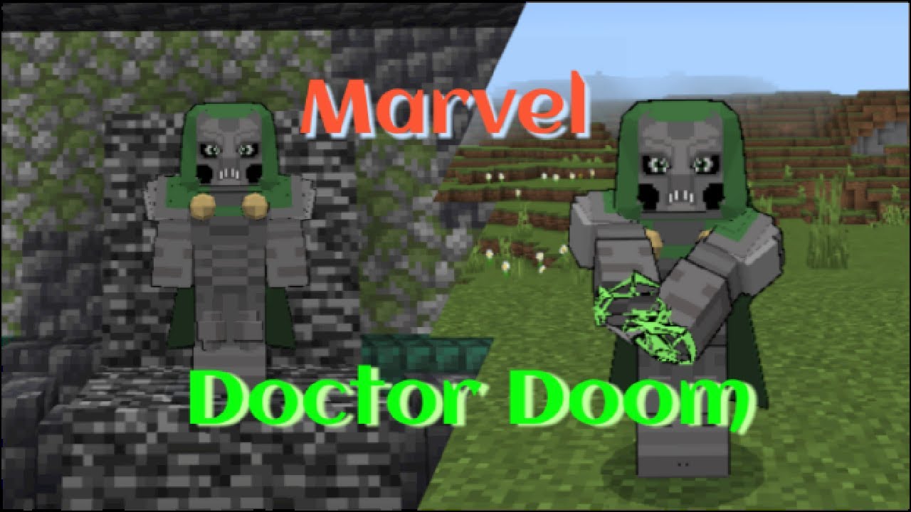 Marvel Doctor Doom Minecraft Addon - YouTube