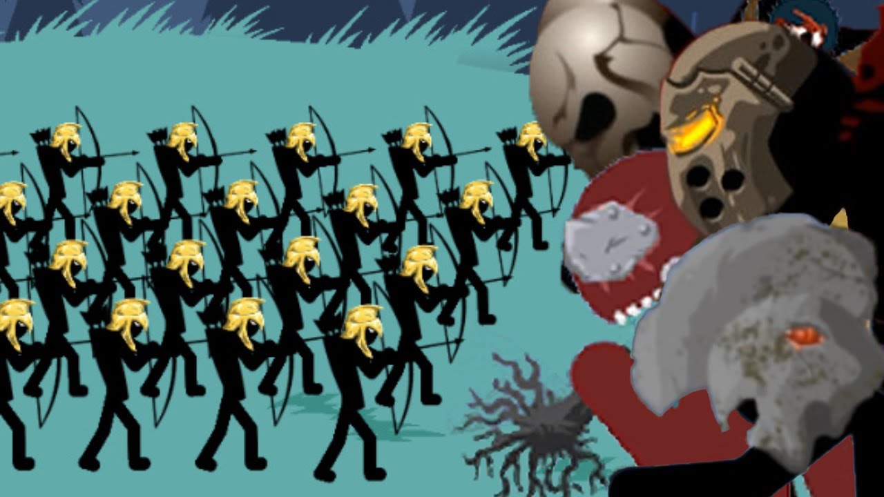 Golden Archers Army vs All Bosses // Stick War Legacy - YouTube