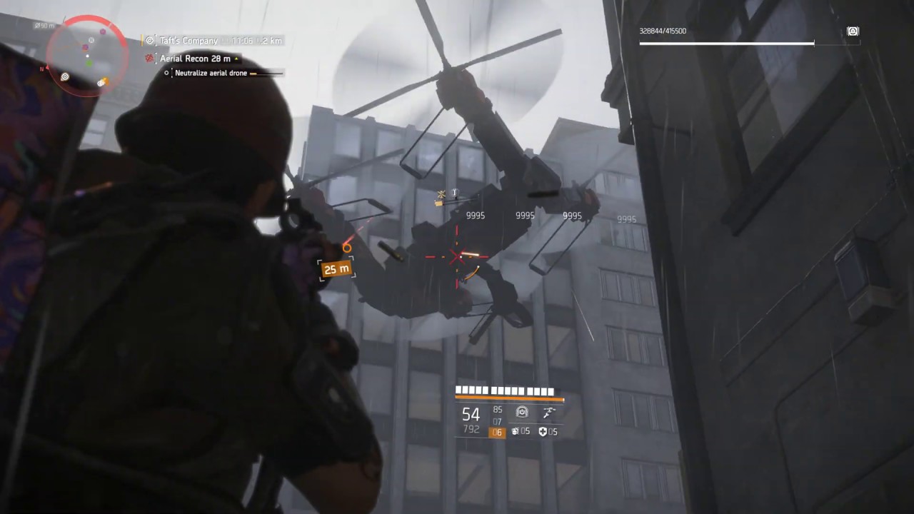 Tom Clancy's The Division 2 , Huge flying Drone - YouTube