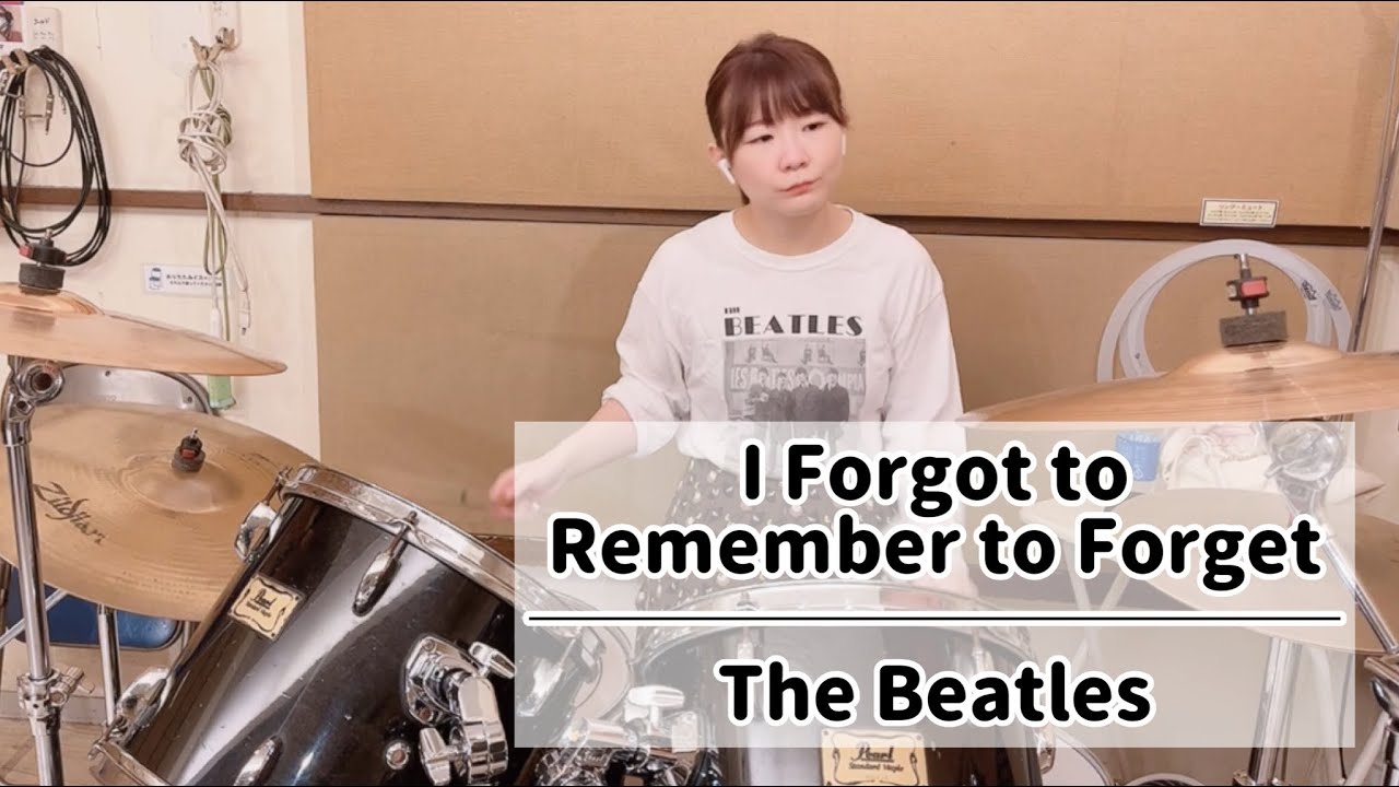 I Forgot to Remember to Forget - The Beatles (drums cover) - YouTube