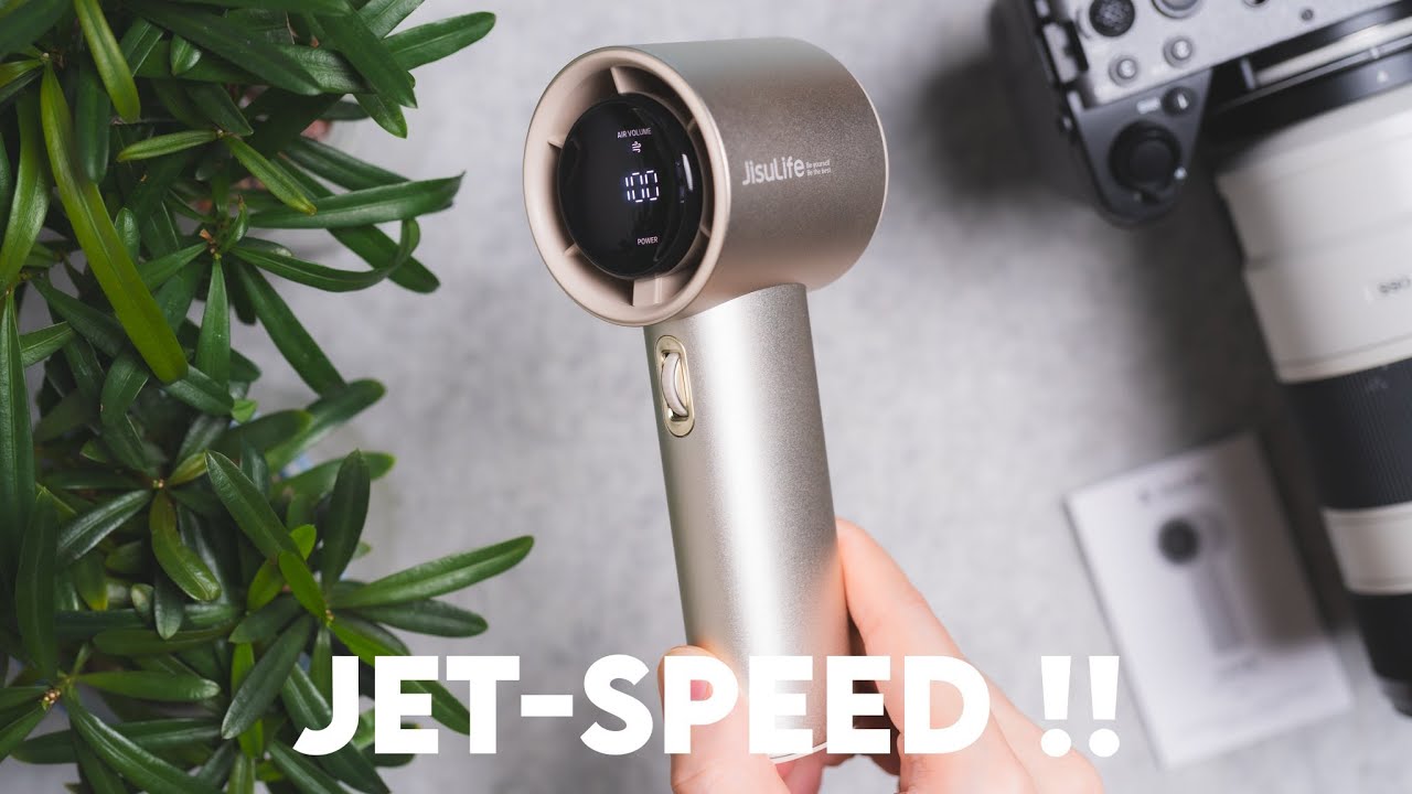 JISULIFE PRO1S Handheld Fan Review - YouTube