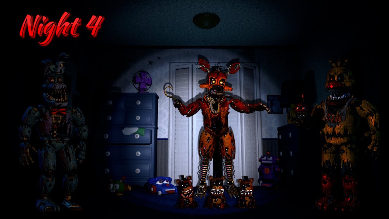 Five Nights at Freddy's 4 | Night 4 Complete (AUDIO ENHANCED) No ...