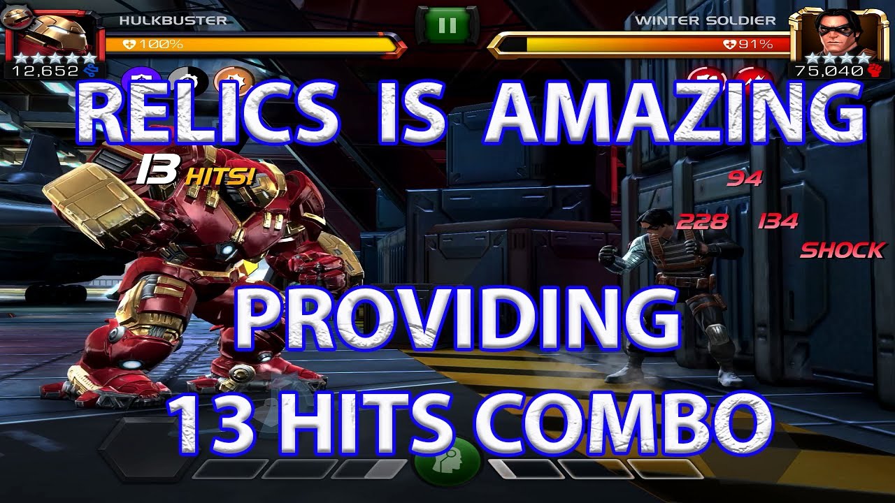 Relics amazing gameplay and relics crystal opening Marvel Contest Of ...