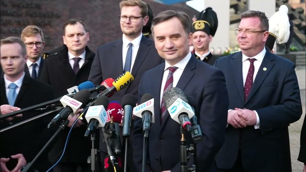 Zbigniew Ziobro - pytania dziennikarzy - YouTube