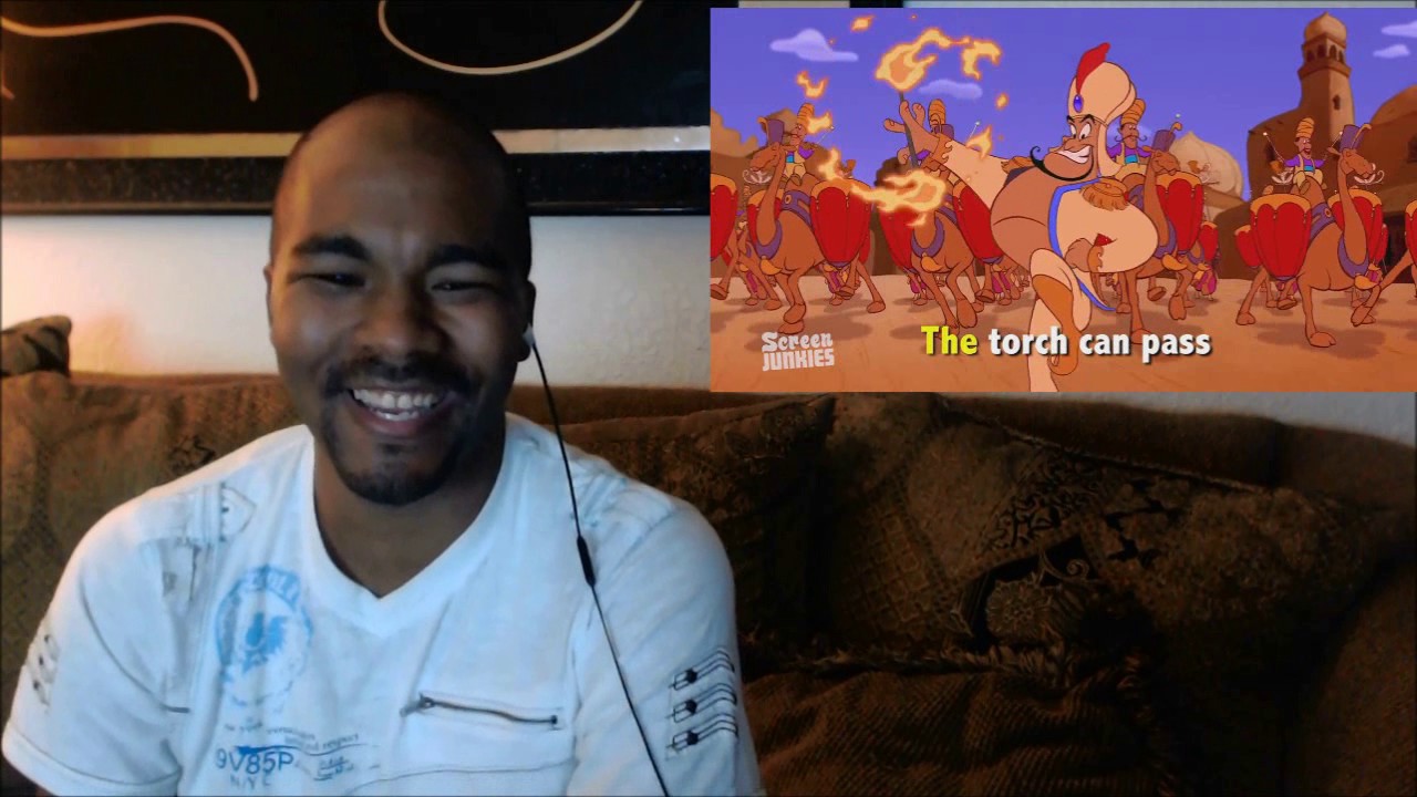 KrimReacts #40: NEVER RECAST GENIE!!! (Honest Trailers - Aladdin ...