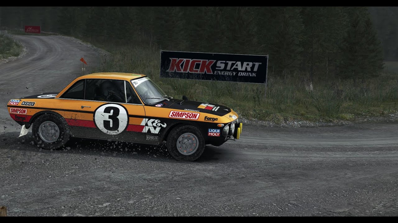 Dirt Rally 1960's Championship - Lancia Fullvia HF In Wales - Stage 1 ...