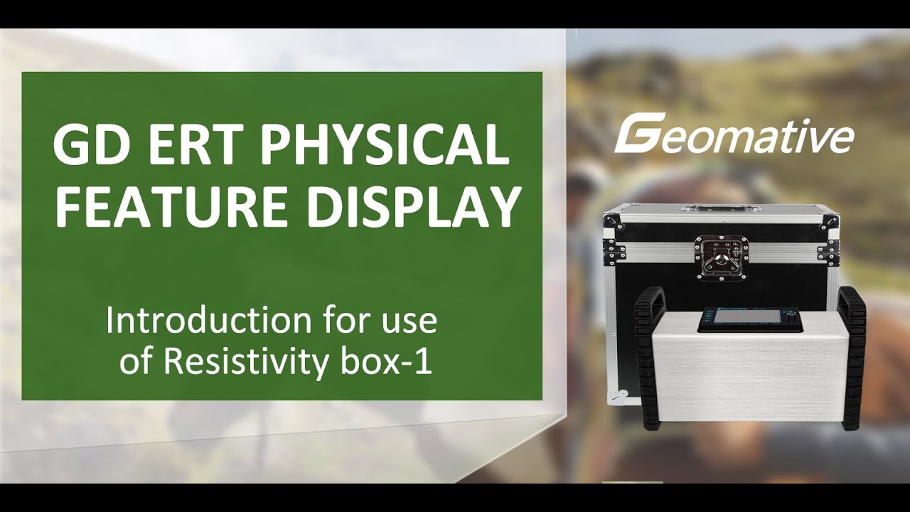 Introduction for use of Resistivity box-1 - YouTube