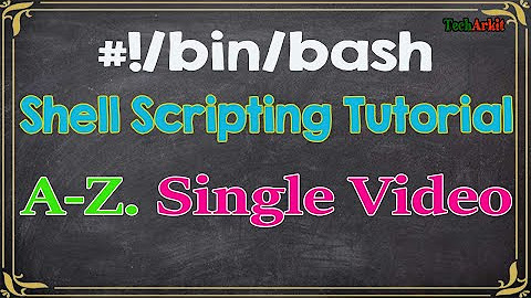 Shell Scripting Tutorial for Beginners - YouTube