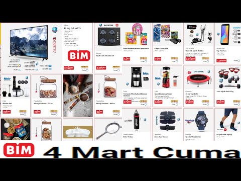 BİM 4 MART 2022 |BİM AKTÜEL ÜRÜNLE KATALOĞU....